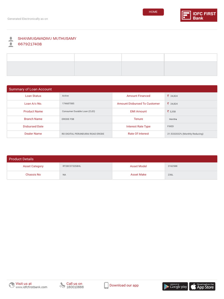 Statement of Accounts - 122430440 | PDF | Credit Card | Banks
