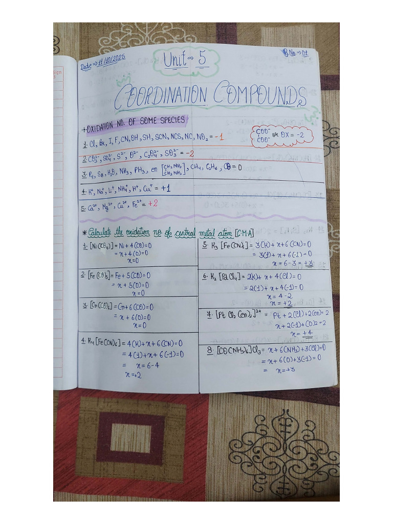 Coordination Compound | PDF