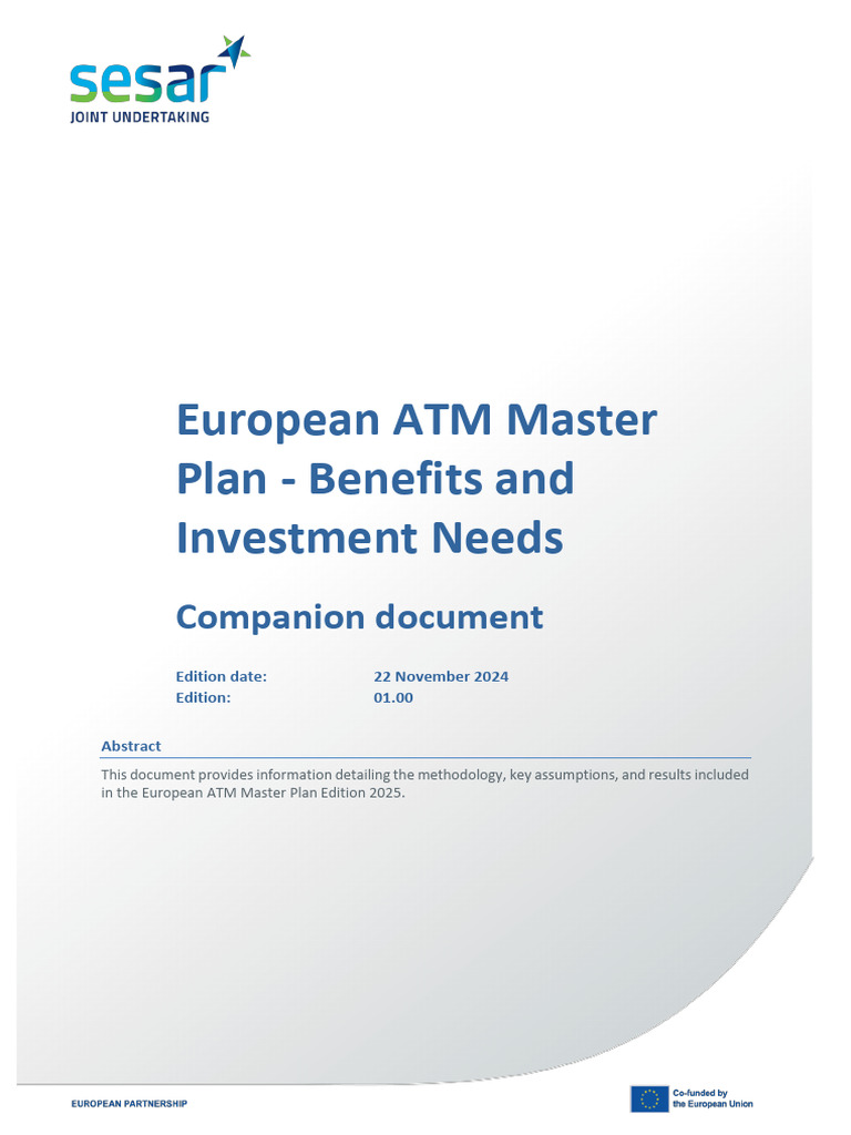 European ATM Master Plan - Companion Document | PDF | Gross Domestic ...