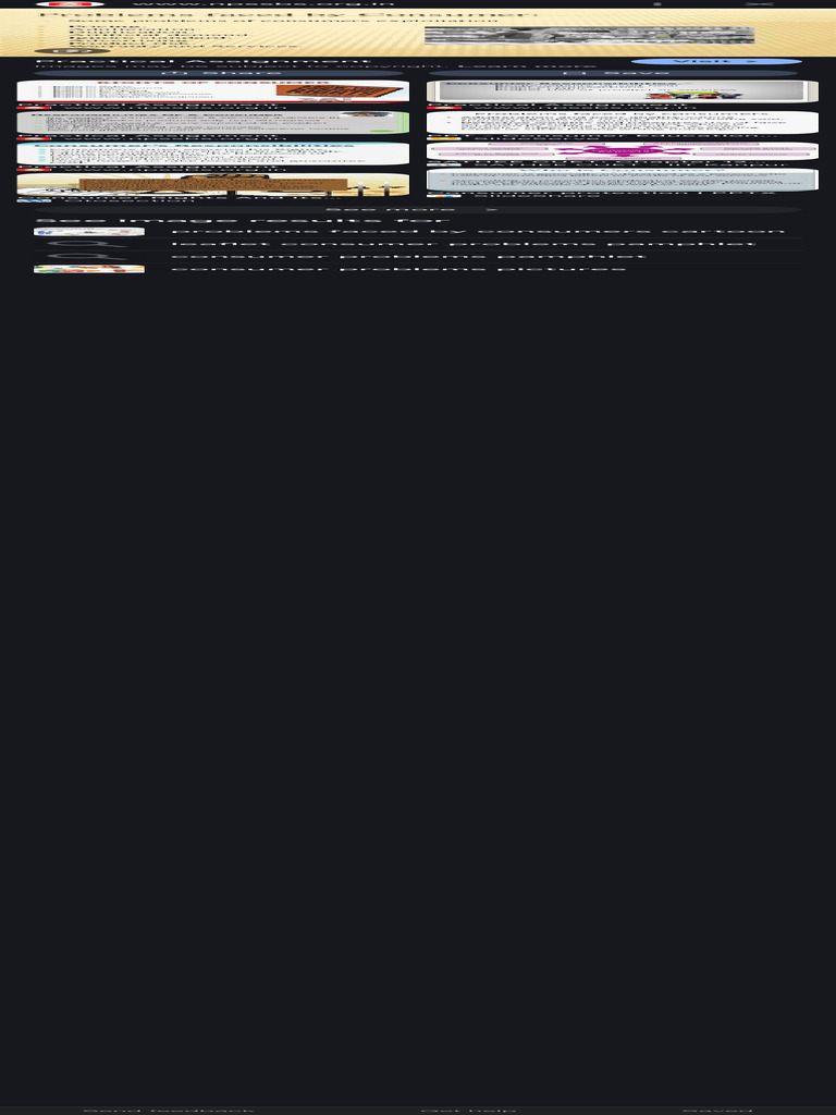 Consumer Problems Leaflet - Google Search | PDF