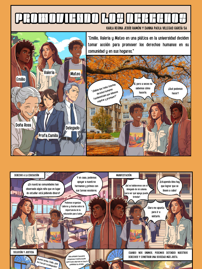 Historieta Derechos Humanos | PDF | Cuidado de la salud | Derechos humanos