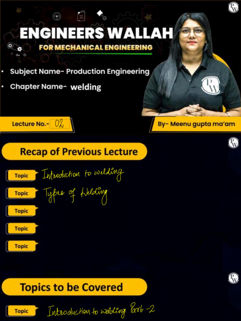 Welding 02 _ Class Notes | PDF