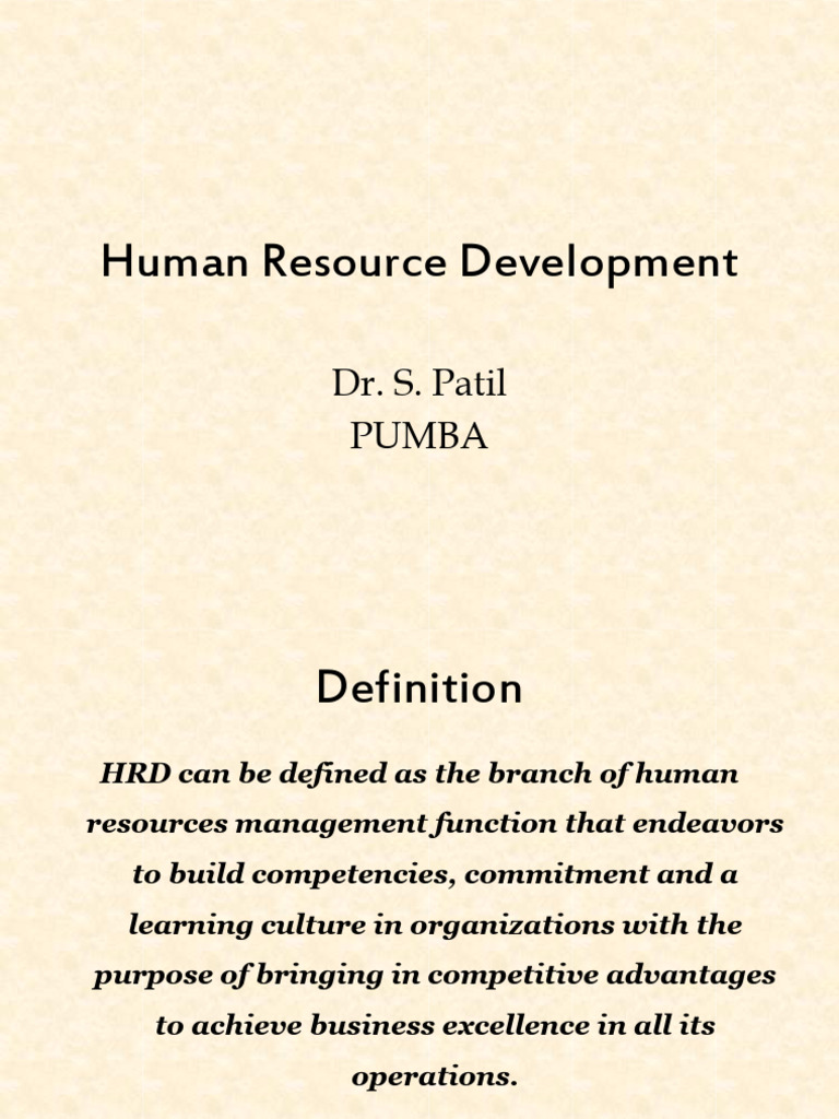 HRD Systems | PDF | Human Resources | Organizational Behavior