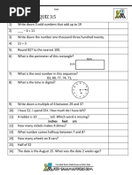 Year 5 Mental Maths Quiz and Answers | PDF