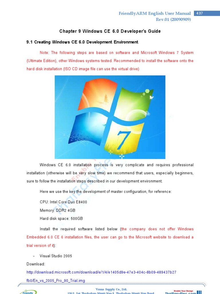 Chapter 9.1 - Creating Windows CE 6.0 Development Environment | PDF ...