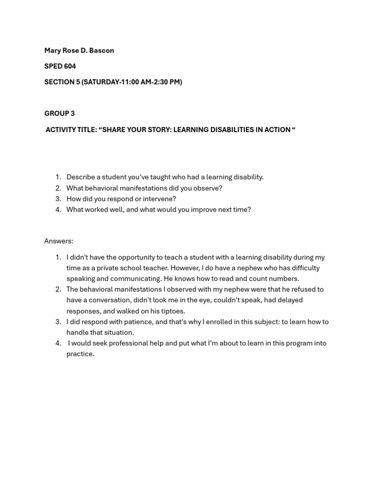 Dsped 604 g3reflection Bascon Mary Rose | PDF