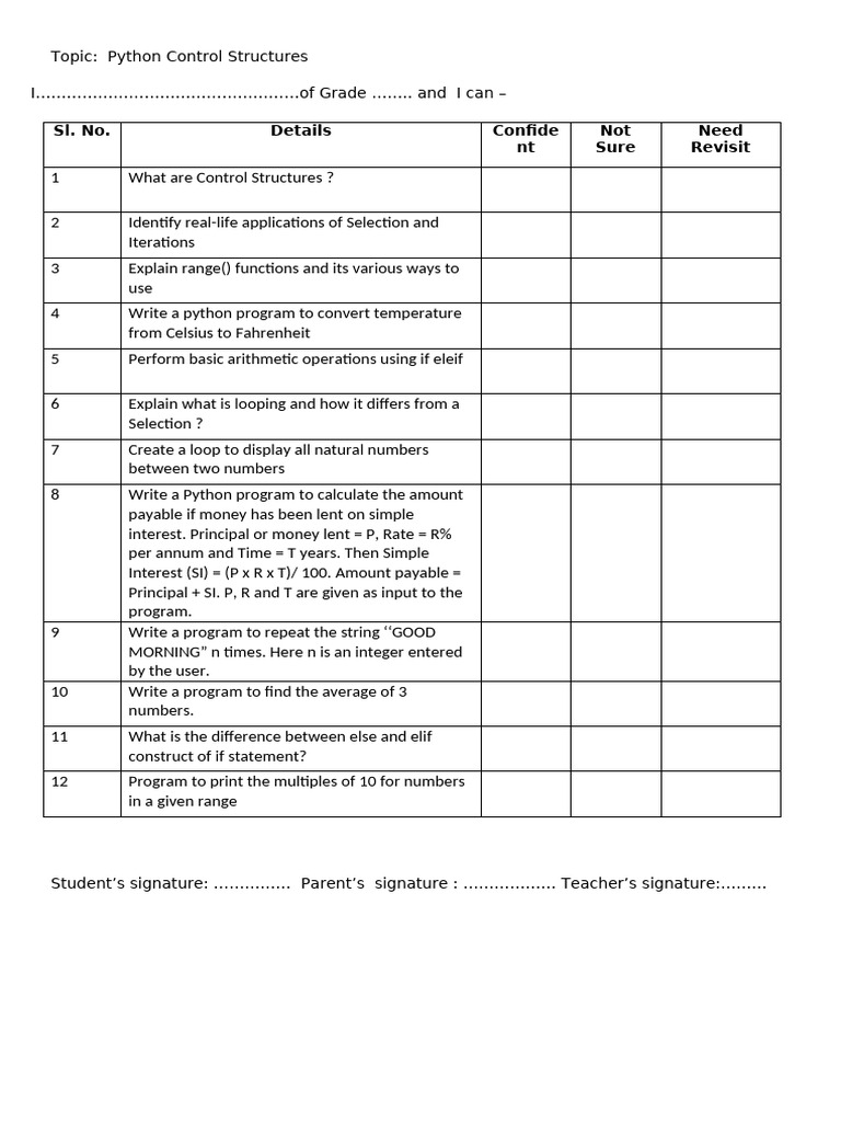 Final Sas Python Control Structure | PDF