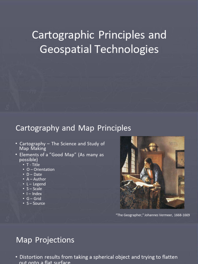 Cartography Principles and Map Types | PDF | Map | Cartography