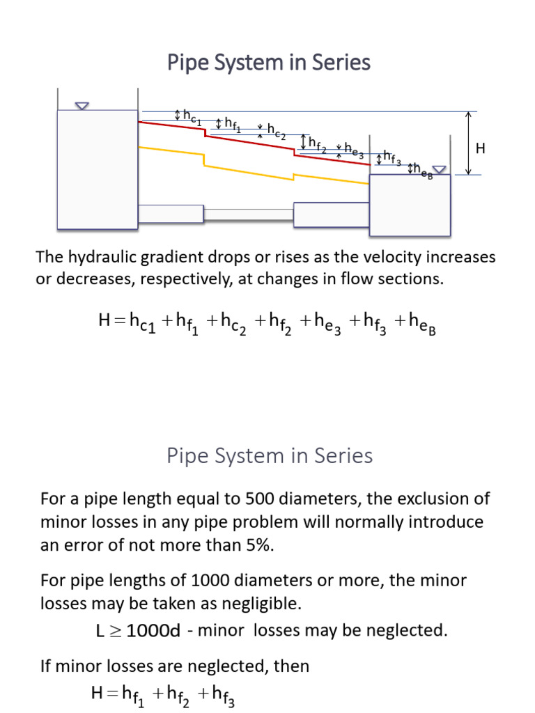 Pipe System Analysis: Series and Parallel | PDF | Soft Matter | Applied ...