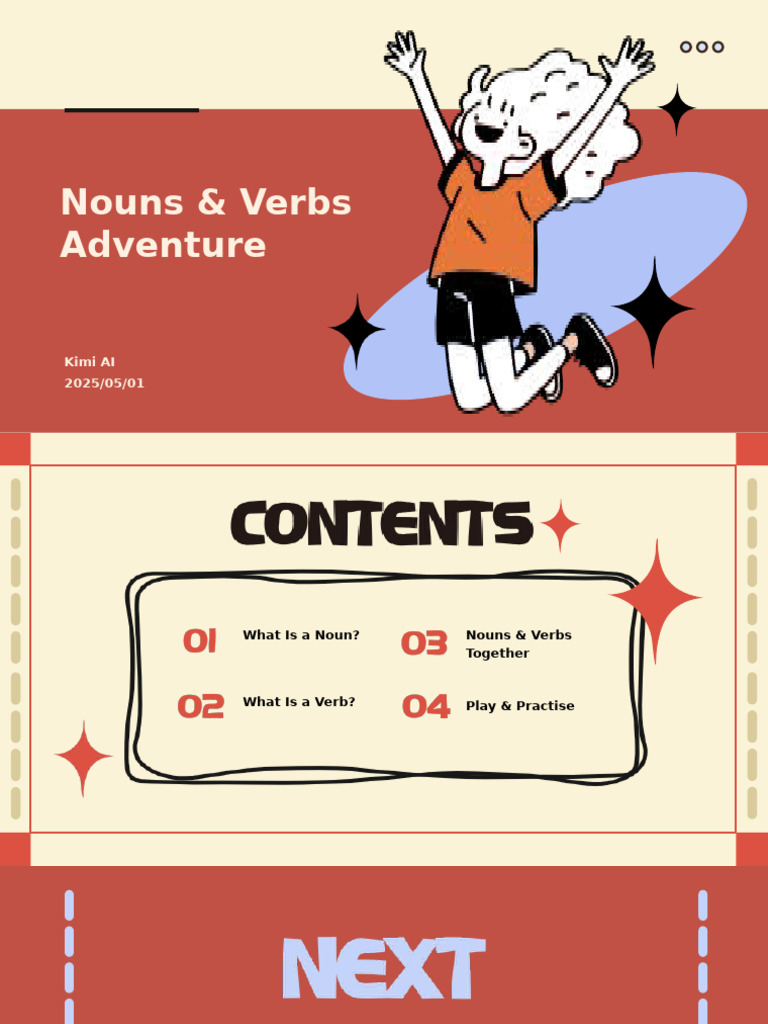 Nouns & Verbs Adventure | PDF | Noun | Word