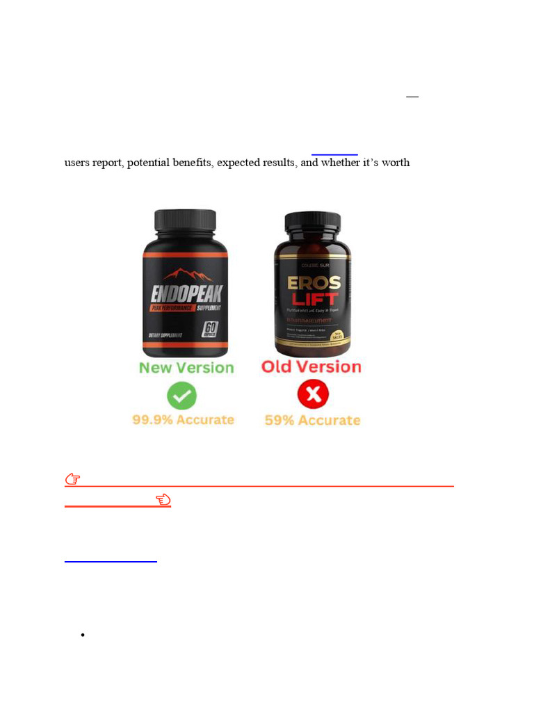 Eros Lift Reviews | PDF | Libido | Endurance