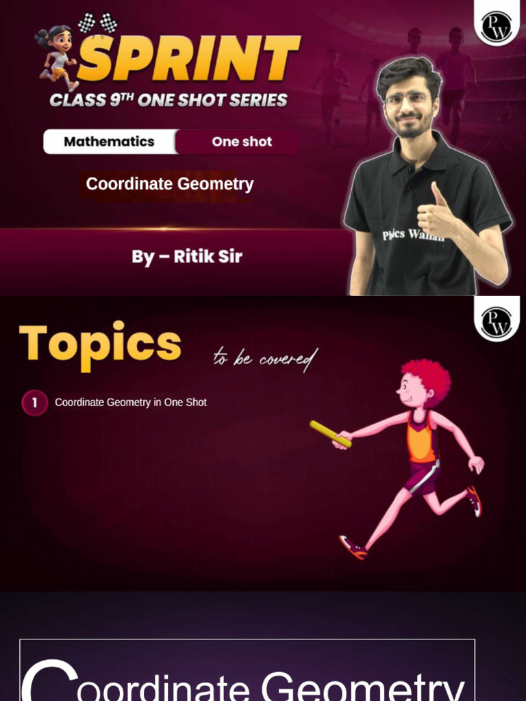 Coordinate Geometry Class Notes Pdf 1340