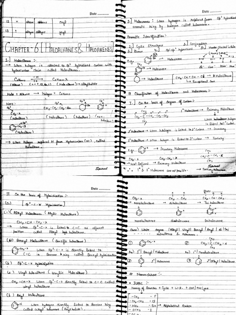 Halo Alkanes and Halo Arenes 24-Oct-2025 21-44-46 | PDF