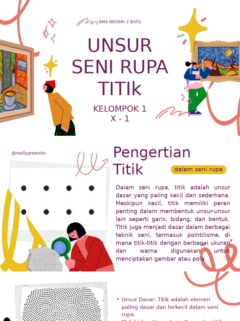 Unsur Seni Rupa Titik - Kel 1 - X-1 - 20250801 - 130100 - 0000 | PDF