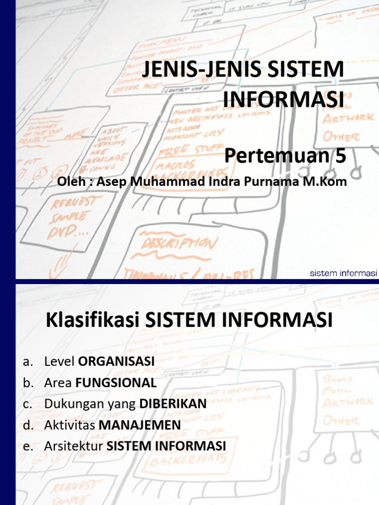 05 Jenis-jenis Sistem Informasi | PDF