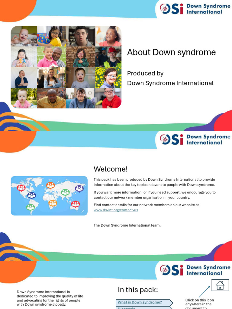 About Down Syndrome - English, October 2024-1 | PDF | Down Syndrome | Heart
