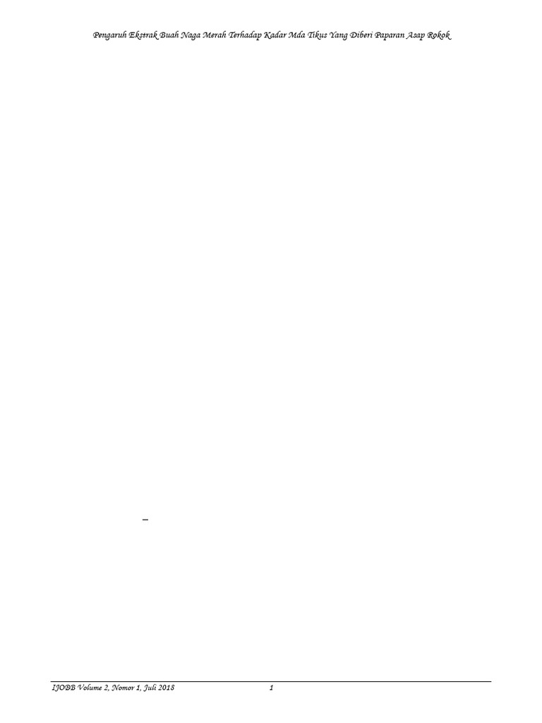 Contoh Hasil MDA | PDF