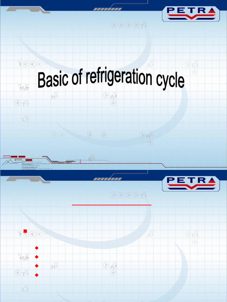 Understanding the Refrigeration Cycle | PDF