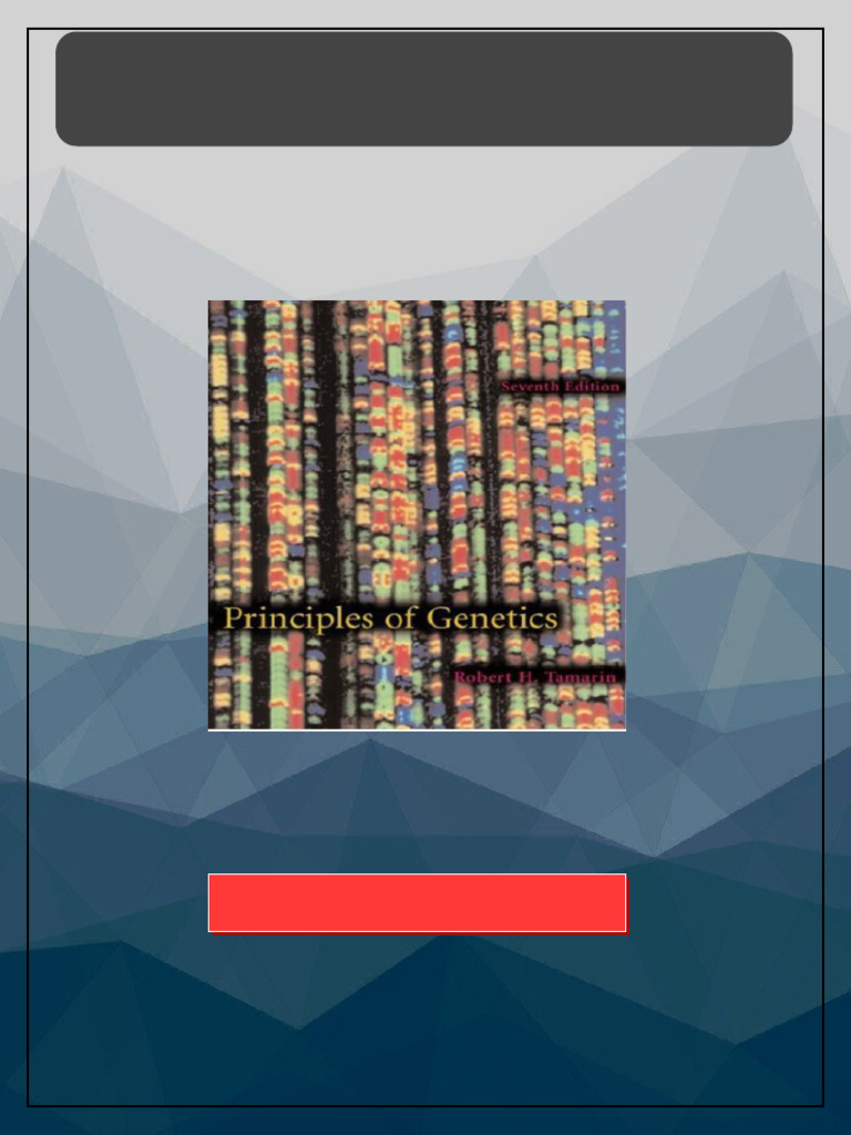 Principles of Genetics R. Tamarin available all format | PDF | Lent | Salvation