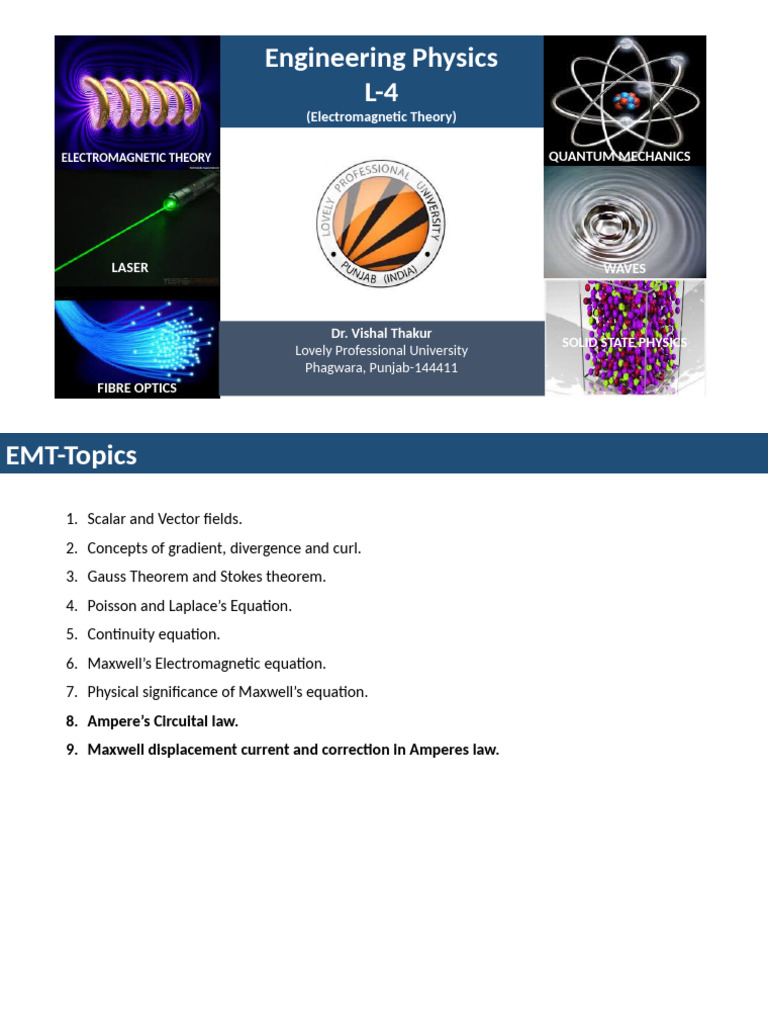 EP4 | PDF | Magnetic Field | Maxwell's Equations
