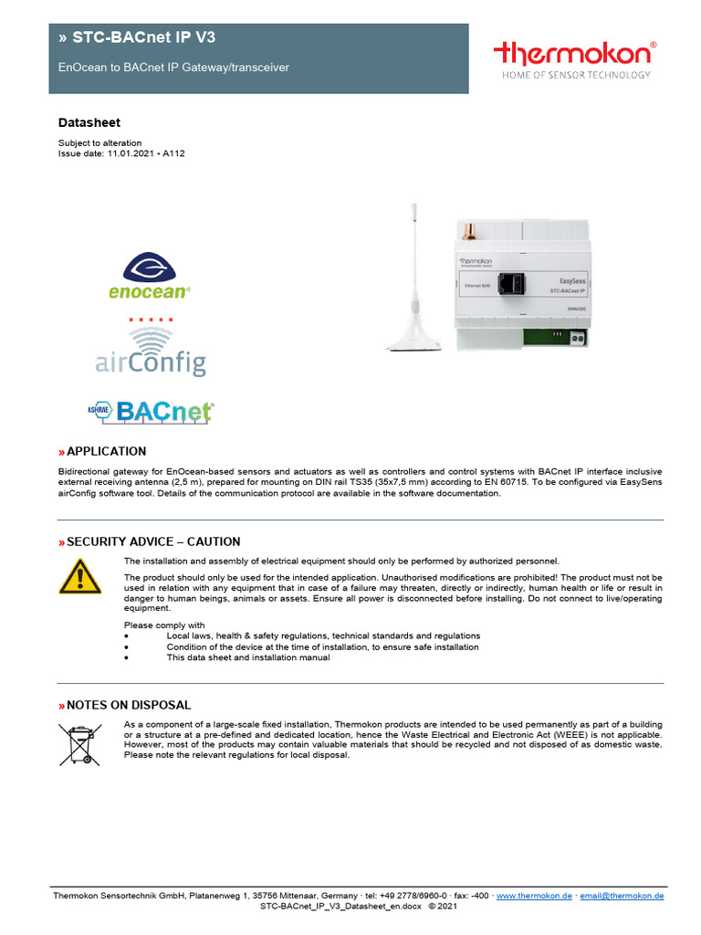 Thermo Kon | PDF | Computer Network | Ip Address