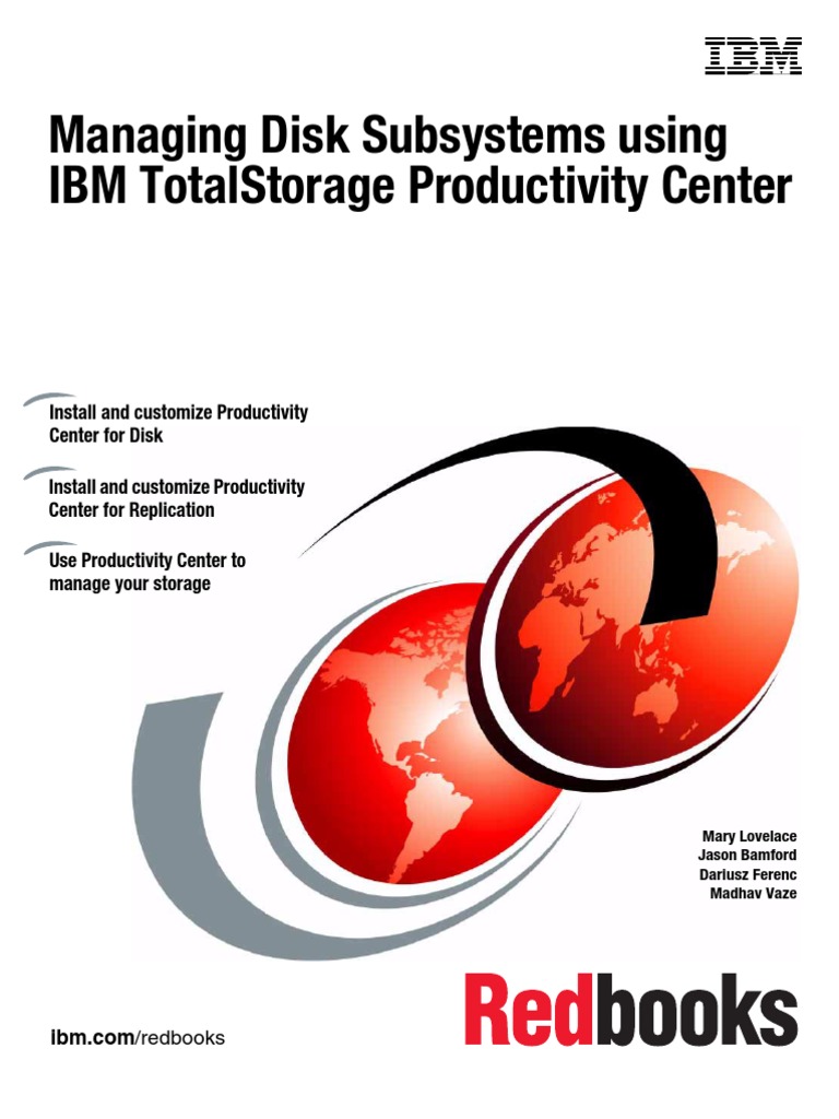 Managing Disk Subsystems Using IBM Total Storage Productivity Center ...