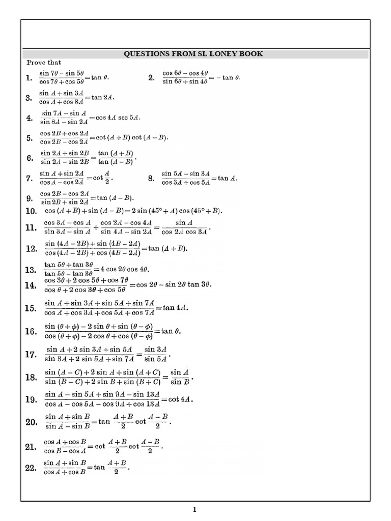 SA LONEY PART 1 | PDF
