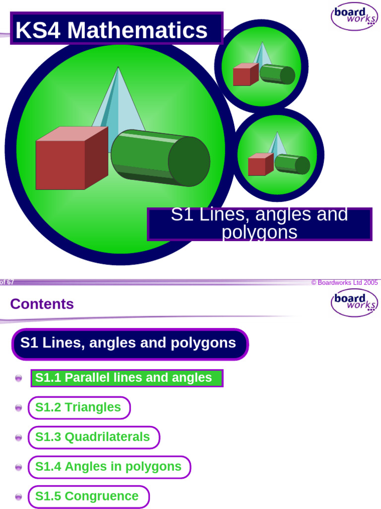Lines, Angles, and Polygons Guide | PDF | Line (Geometry) | Perpendicular