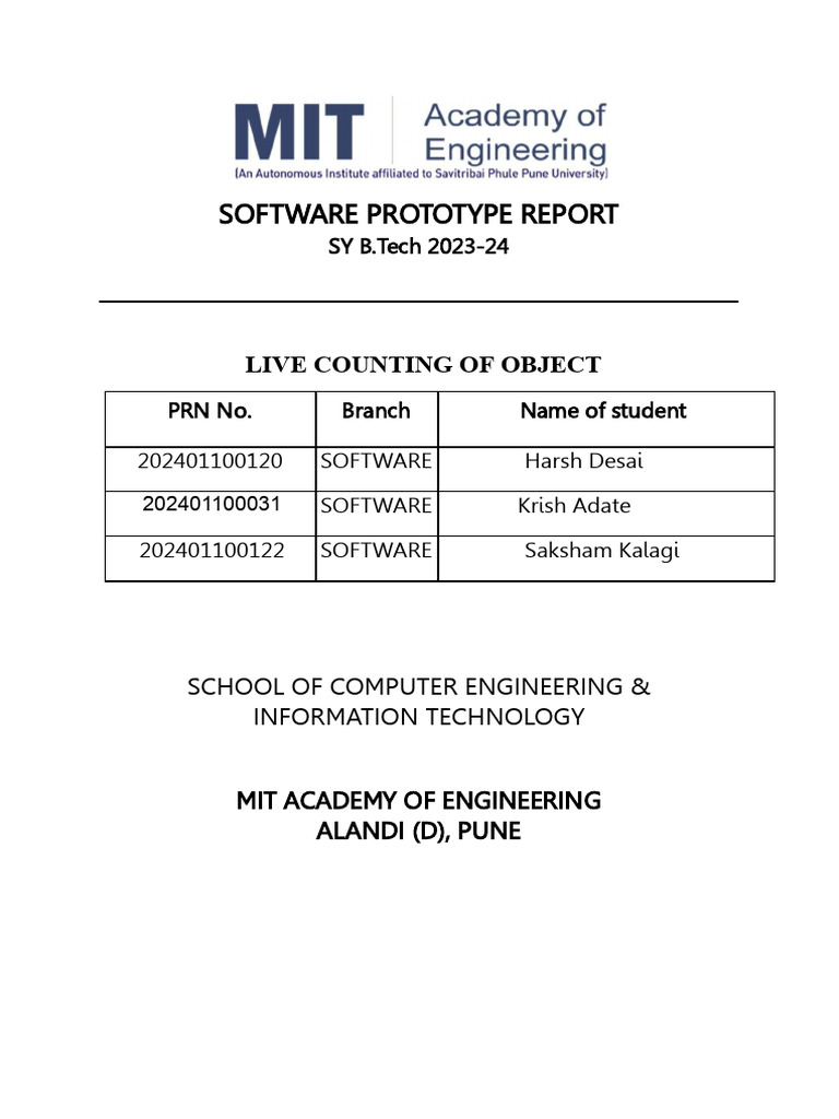 Sample Report Prototype | PDF | Unified Modeling Language | Usability