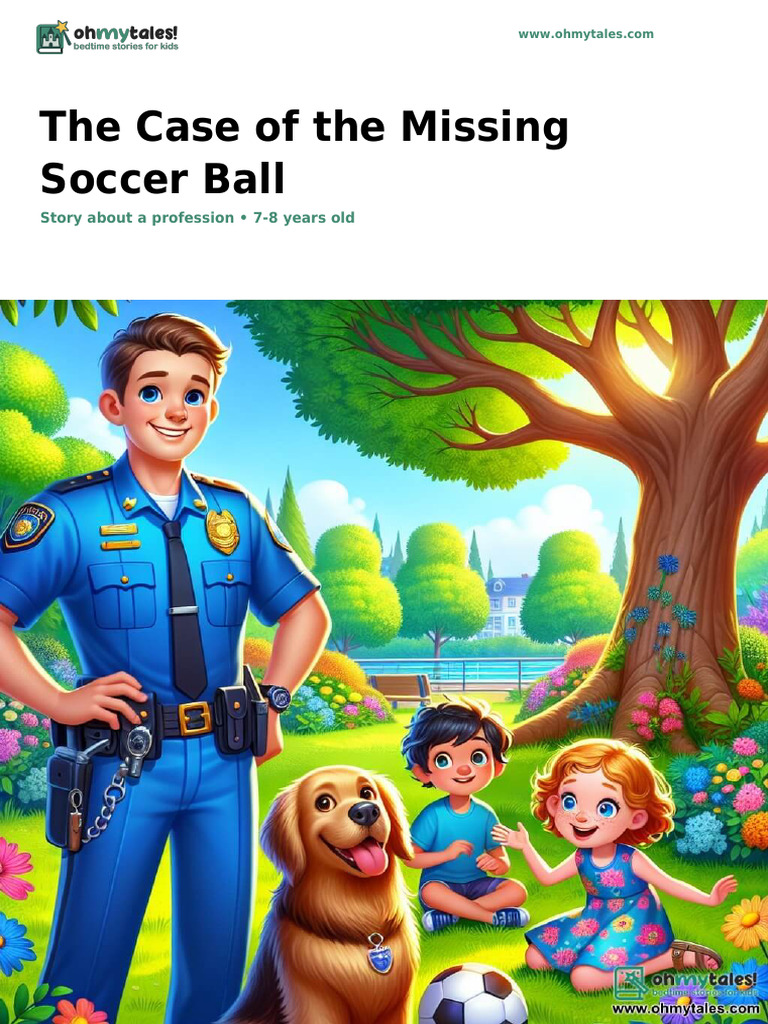 Missing Soccer Ball Mystery for Kids | PDF