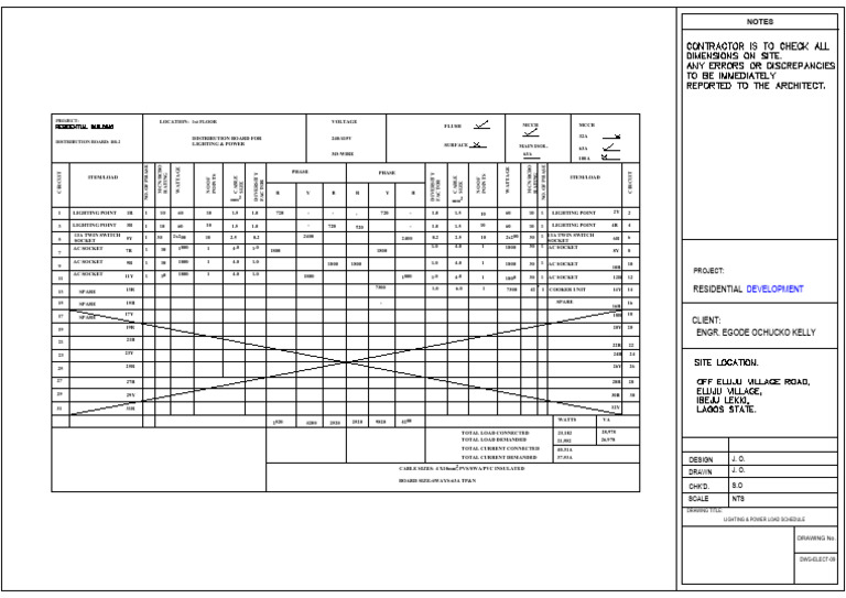 Dwg Elect 09 | PDF | Electric Power | Electromagnetism
