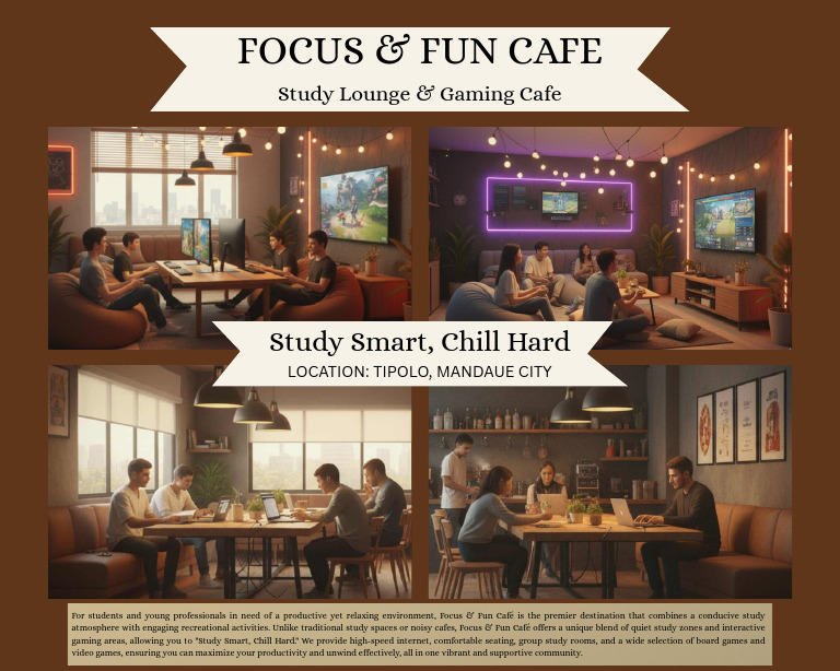Study Lounge & Gaming Café in Tipolo | PDF