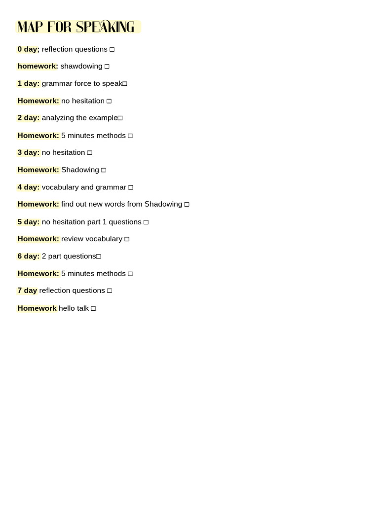 Homework Hello Talk | PDF