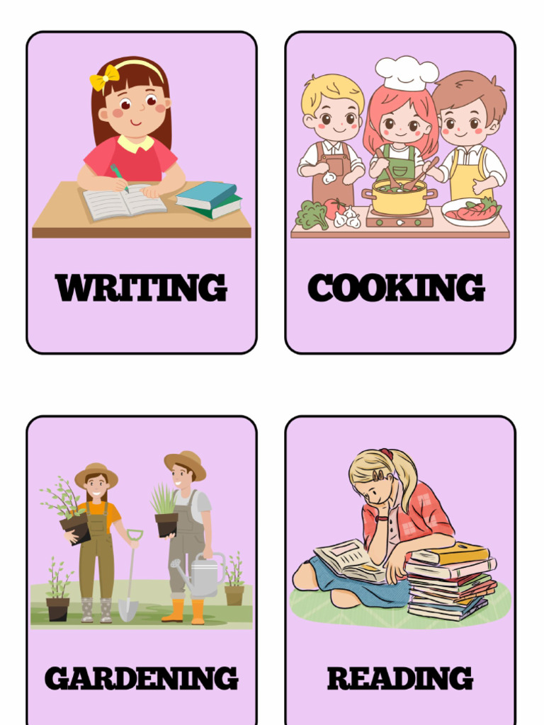 Hobbies, Shapes and Colors | PDF