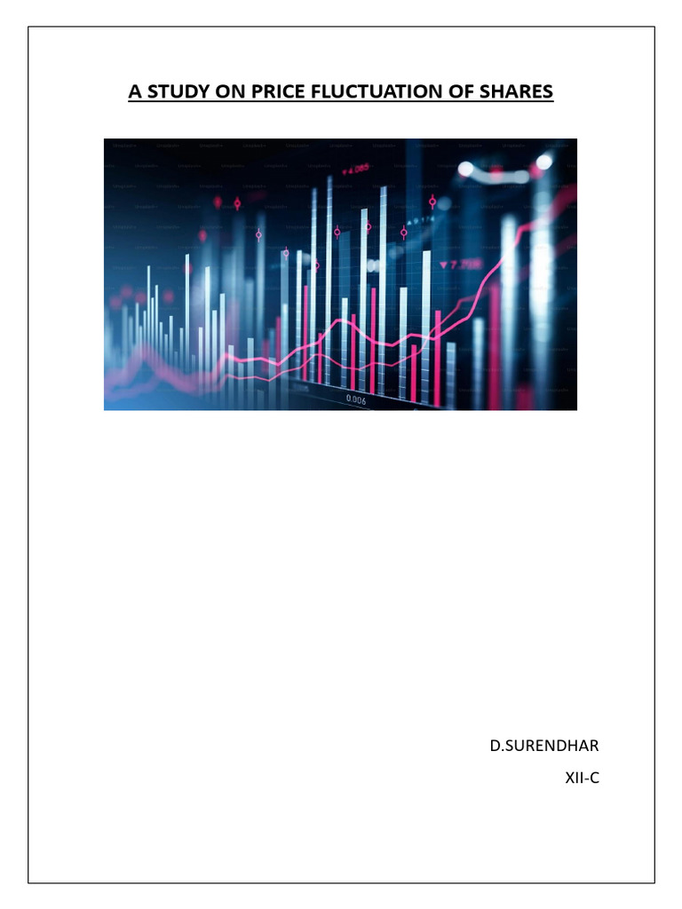 A Study On Price Fluctuation of Shares | PDF