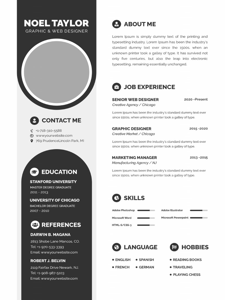 CV Template 05 | PDF