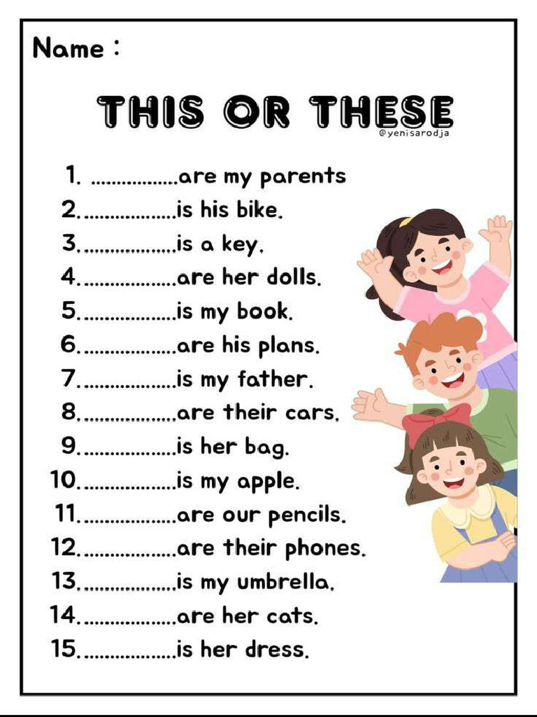 Worksheet English | PDF