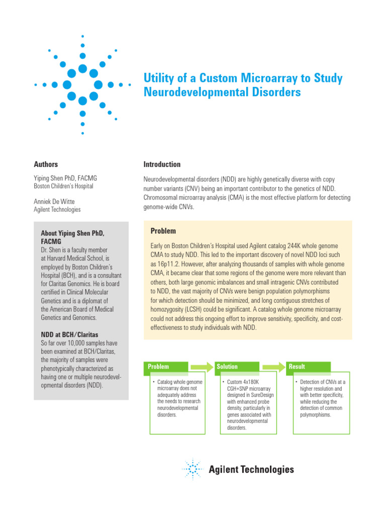 Final Shen CaseStudy 5991-5186EN-3 | PDF | Single Nucleotide ...