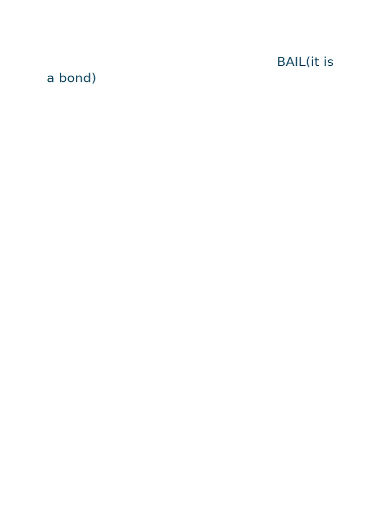 Bail | PDF | Bail | Misconduct