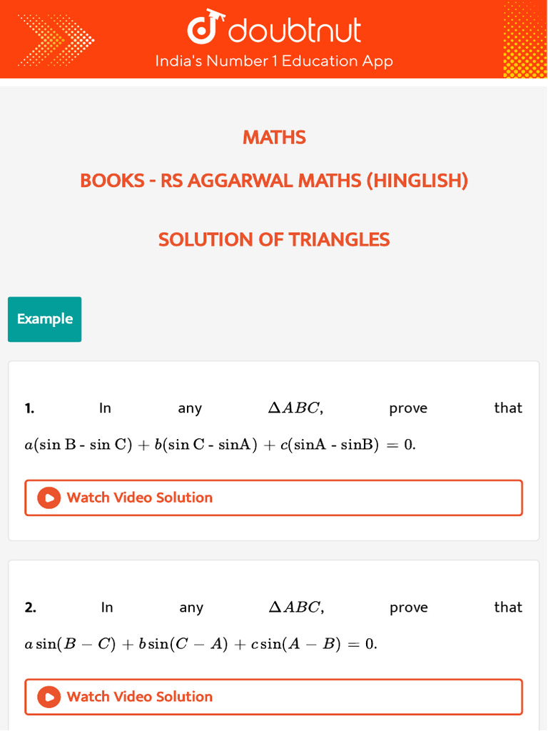 Triangle Proofs and Solutions Guide | PDF | Triangle Geometry ...