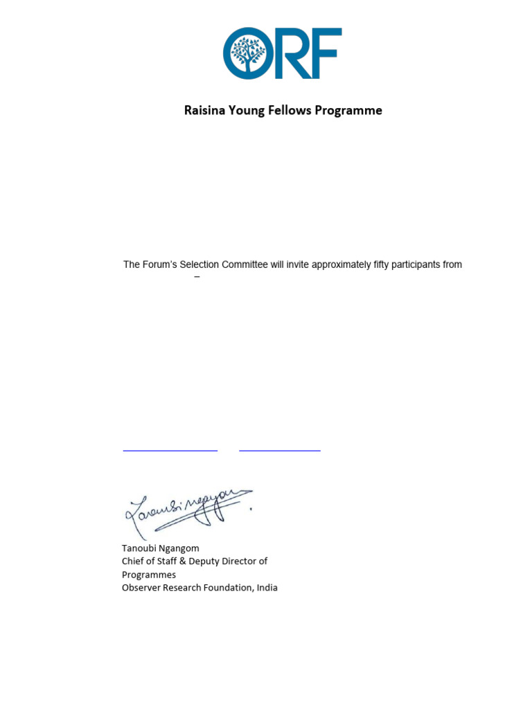RYF Info Sheet | PDF