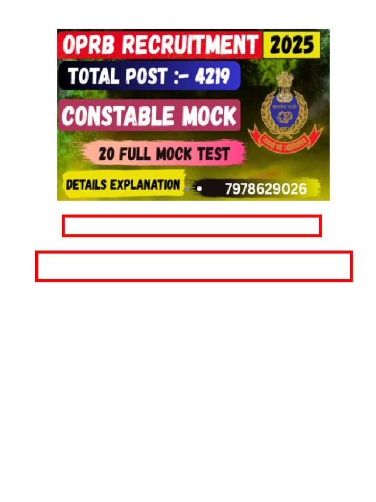 Odisha Police Civil Constable Free Mock | PDF | File Transfer Protocol | World Wide Web