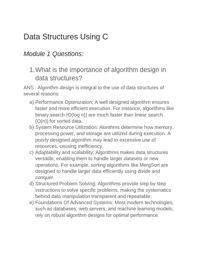 Data Structures Using C | PDF