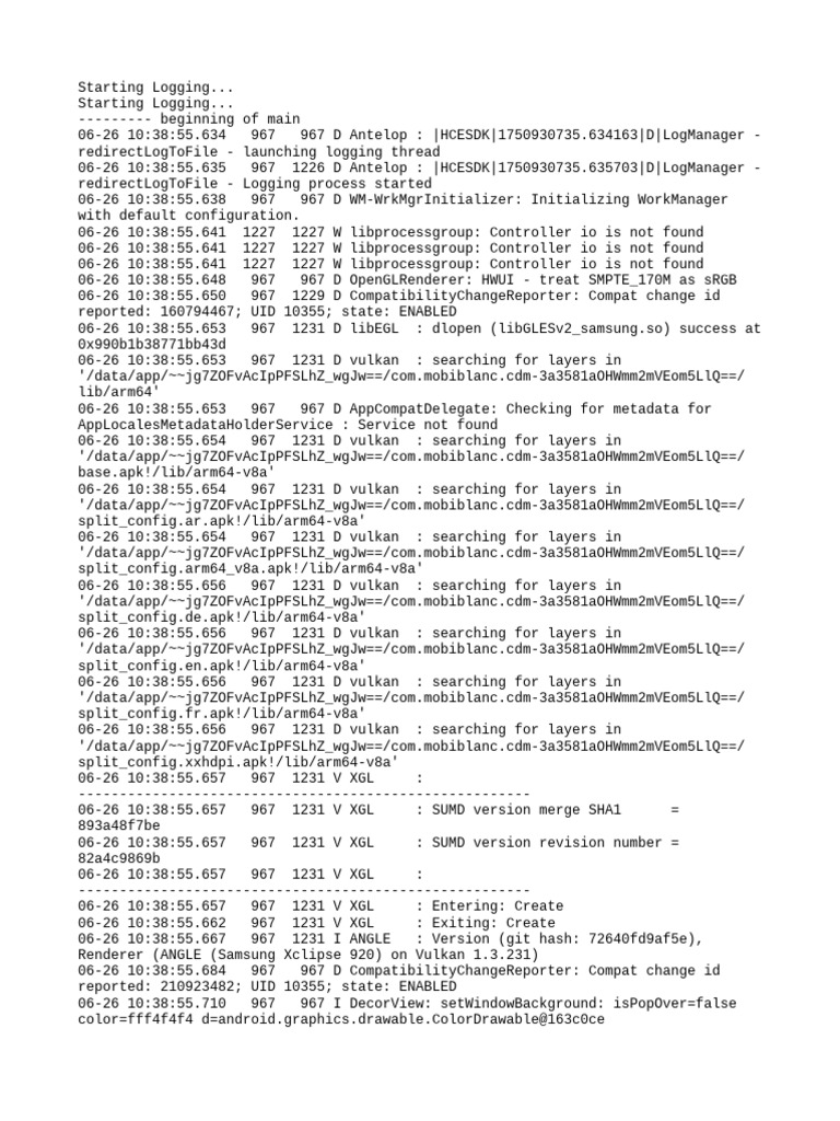 Android Logging Initialization Process Pdf Java Programming 7672