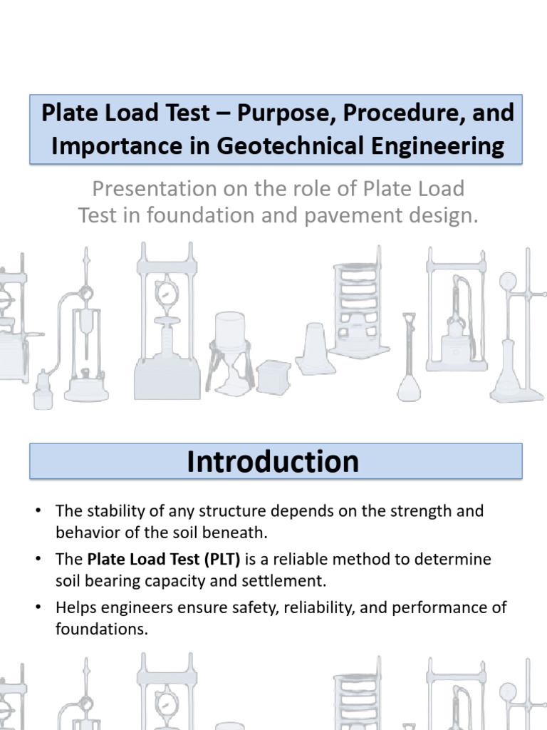 Plate Load Test in Geotechnical Engineering | PDF | Geotechnical ...