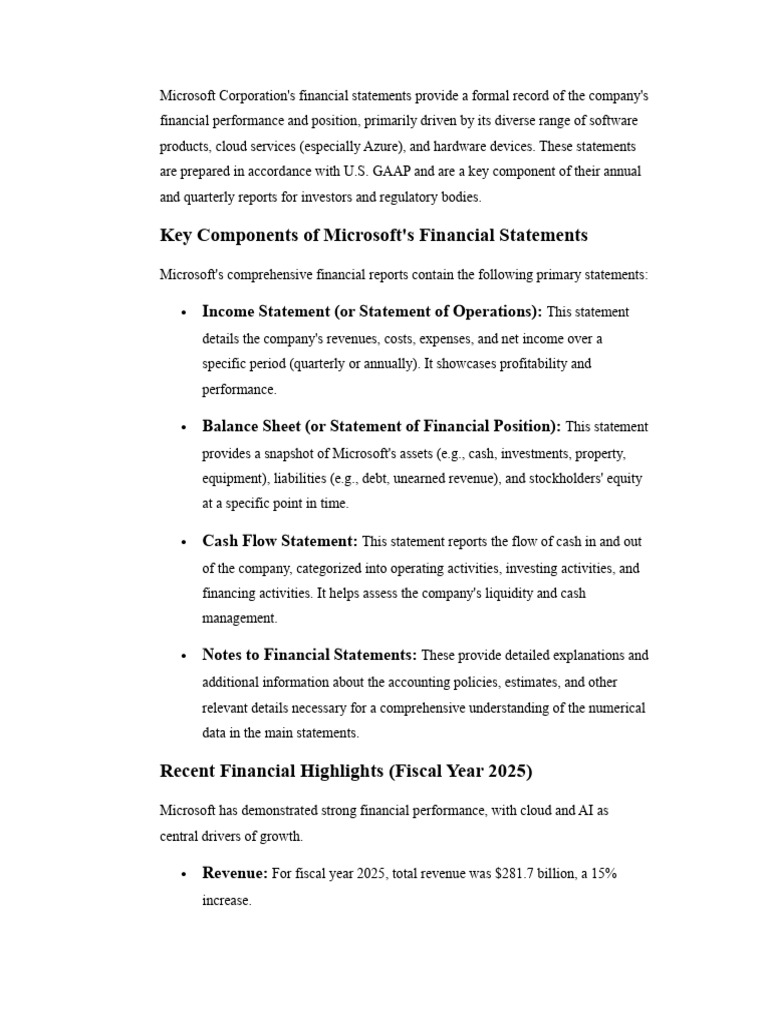 Introduction To Financial Statemets | PDF | Balance Sheet | Financial ...