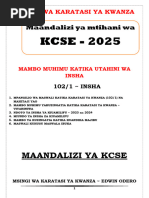 Insha Ya Wasifu - Kikundi Cha 13 | PDF