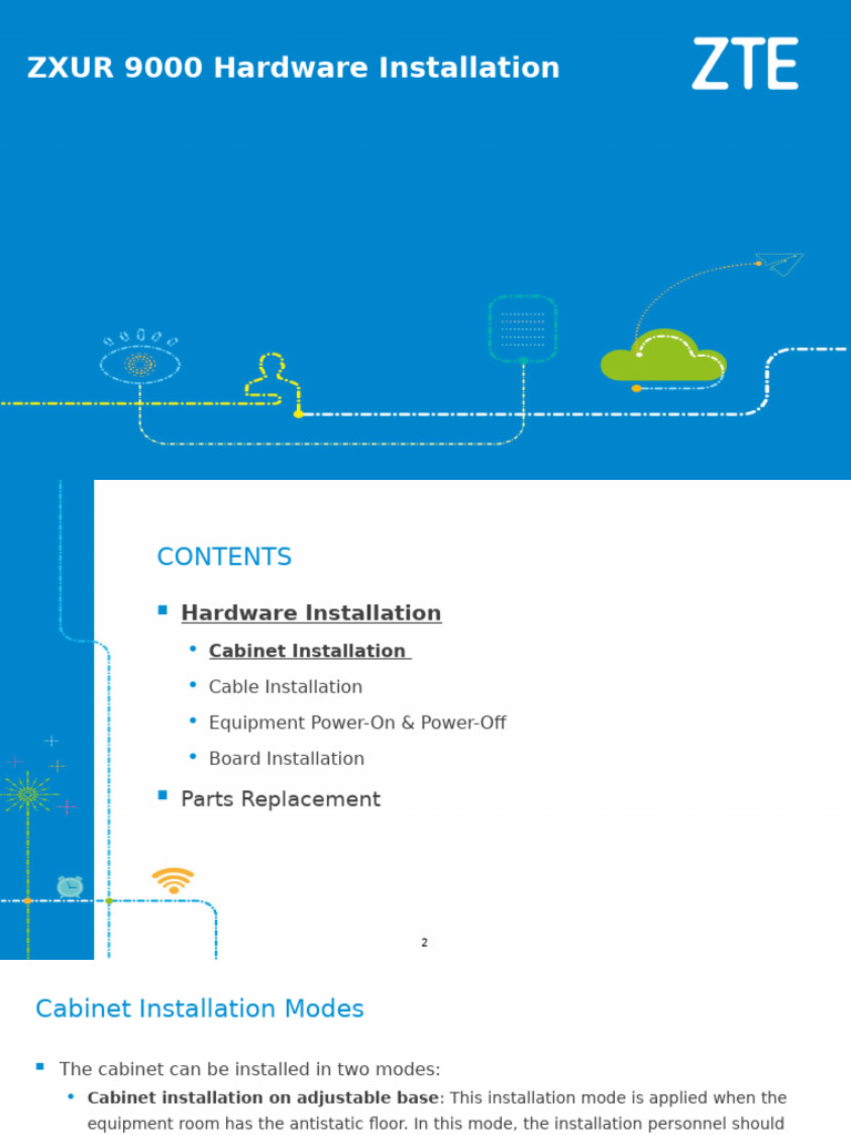 4. GU_HI1001_E03_1 ZXUR 9000 Hardware Installation_P55-NOC | PDF | Electrical Engineering ...