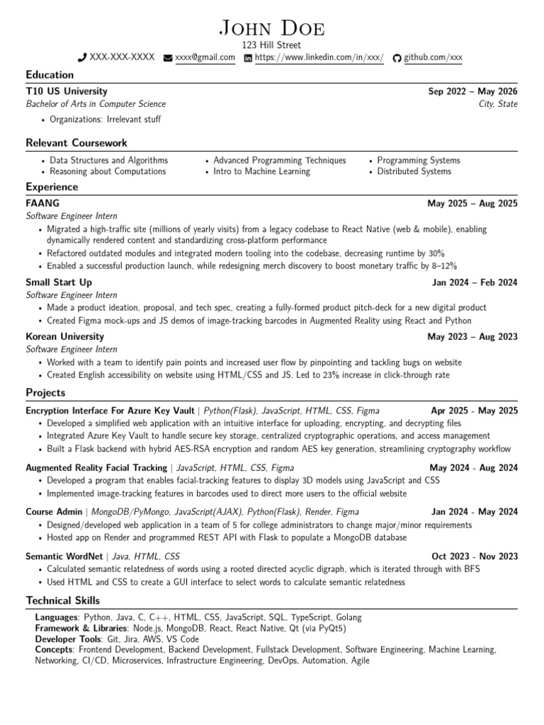 Anonymous_Resume | PDF | Java Script | Web Application