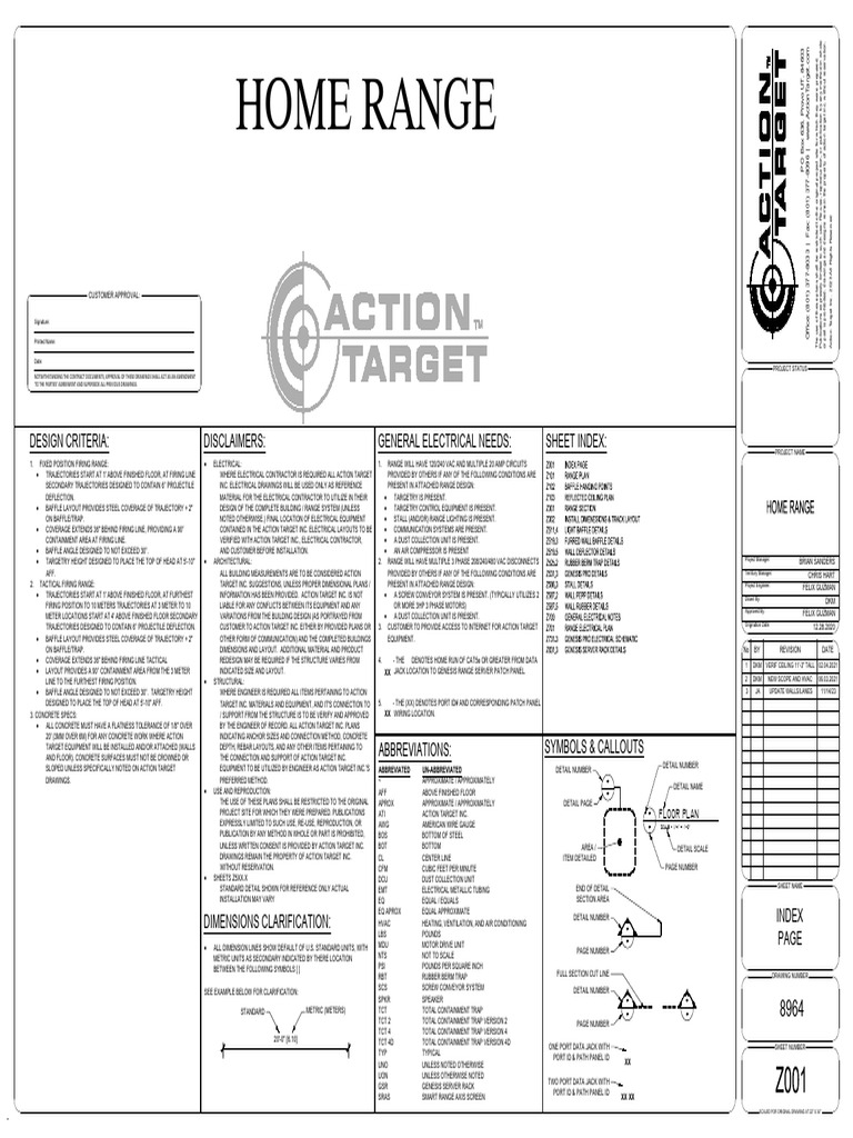 Firing Range Design Specifications | PDF
